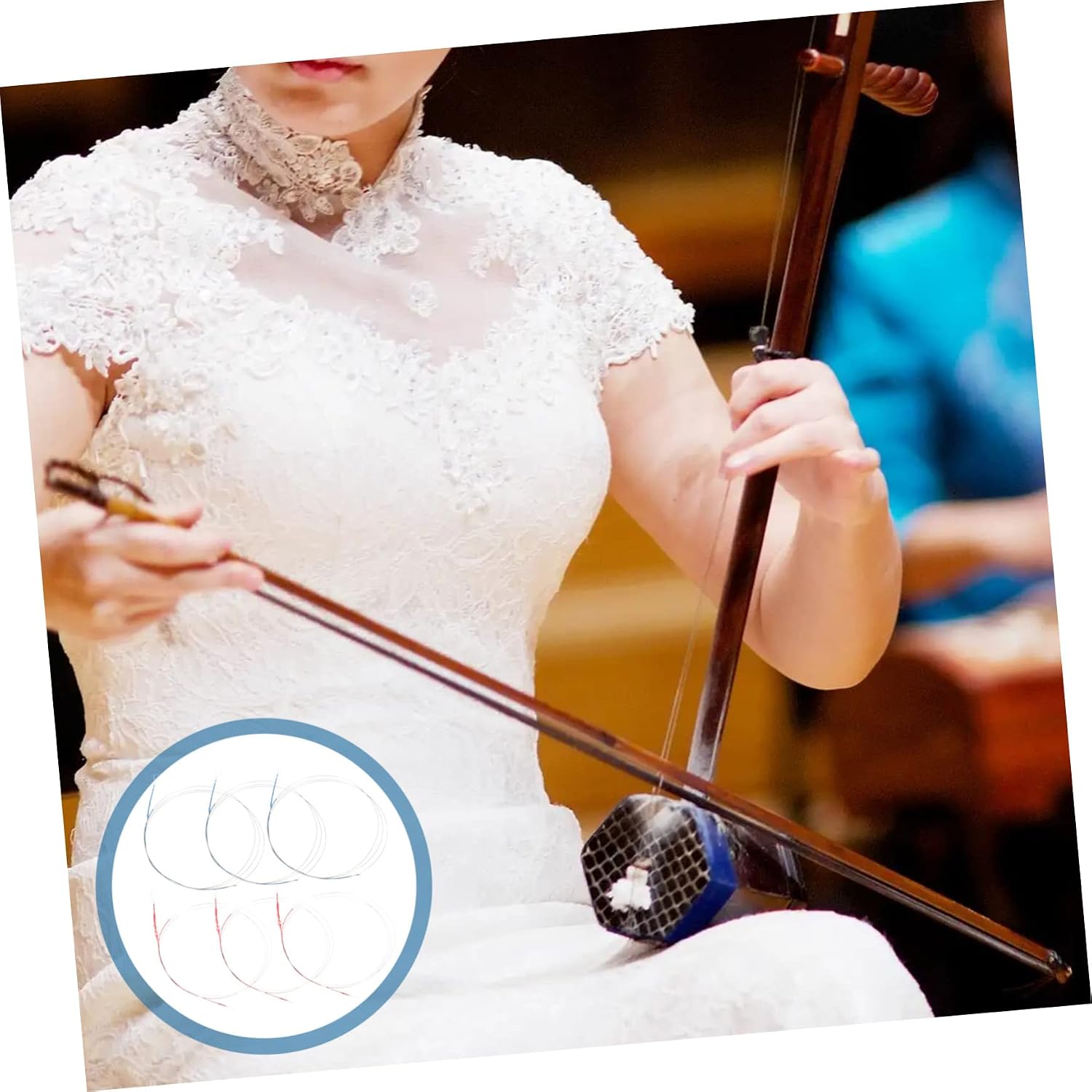 ERINGOGO 9 Sets Erhu Strings Instrumentos Musicales Lute Instrument ...