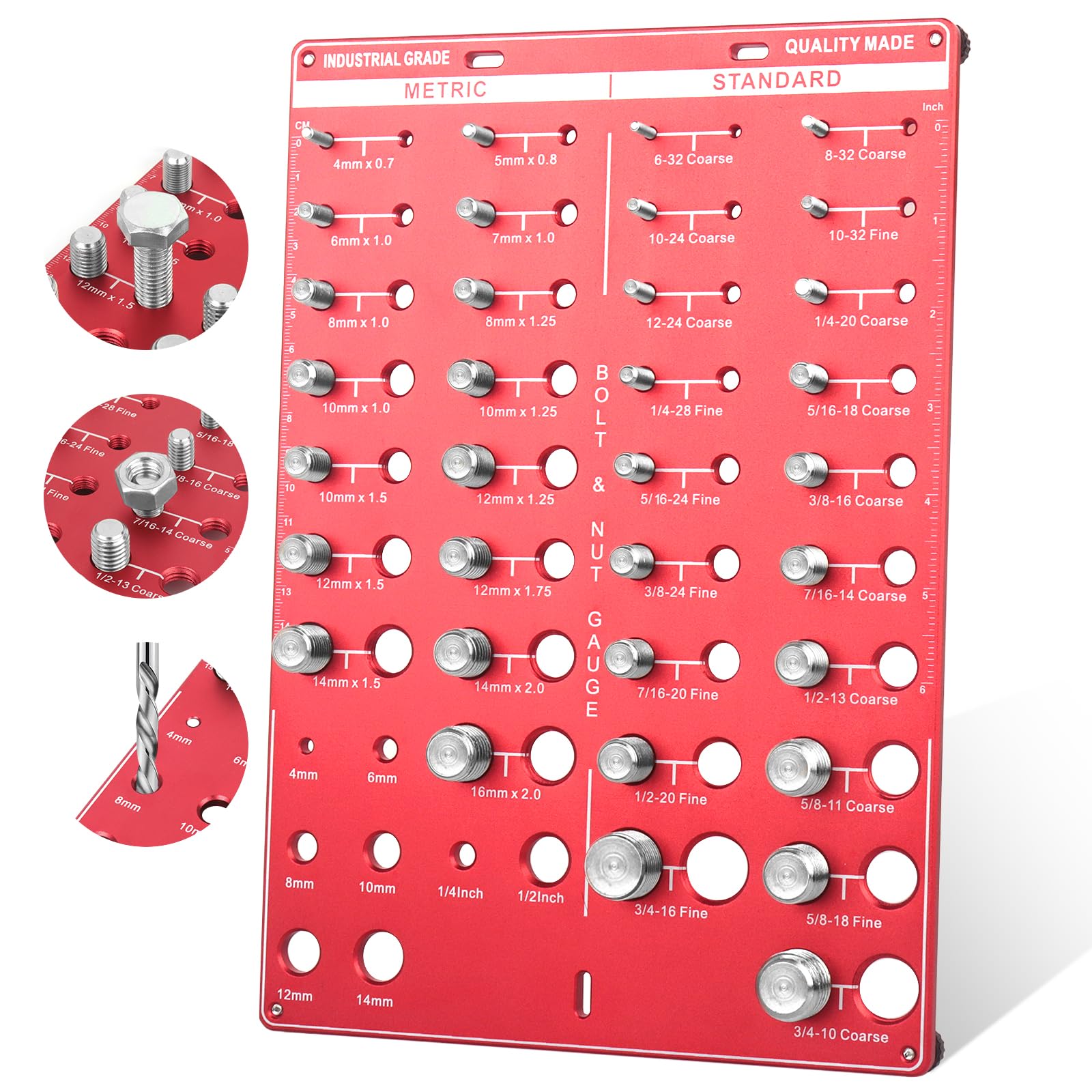 42 Nut And Bolt Thread Checker Standard And Metric Bolt | Desertcart INDIA