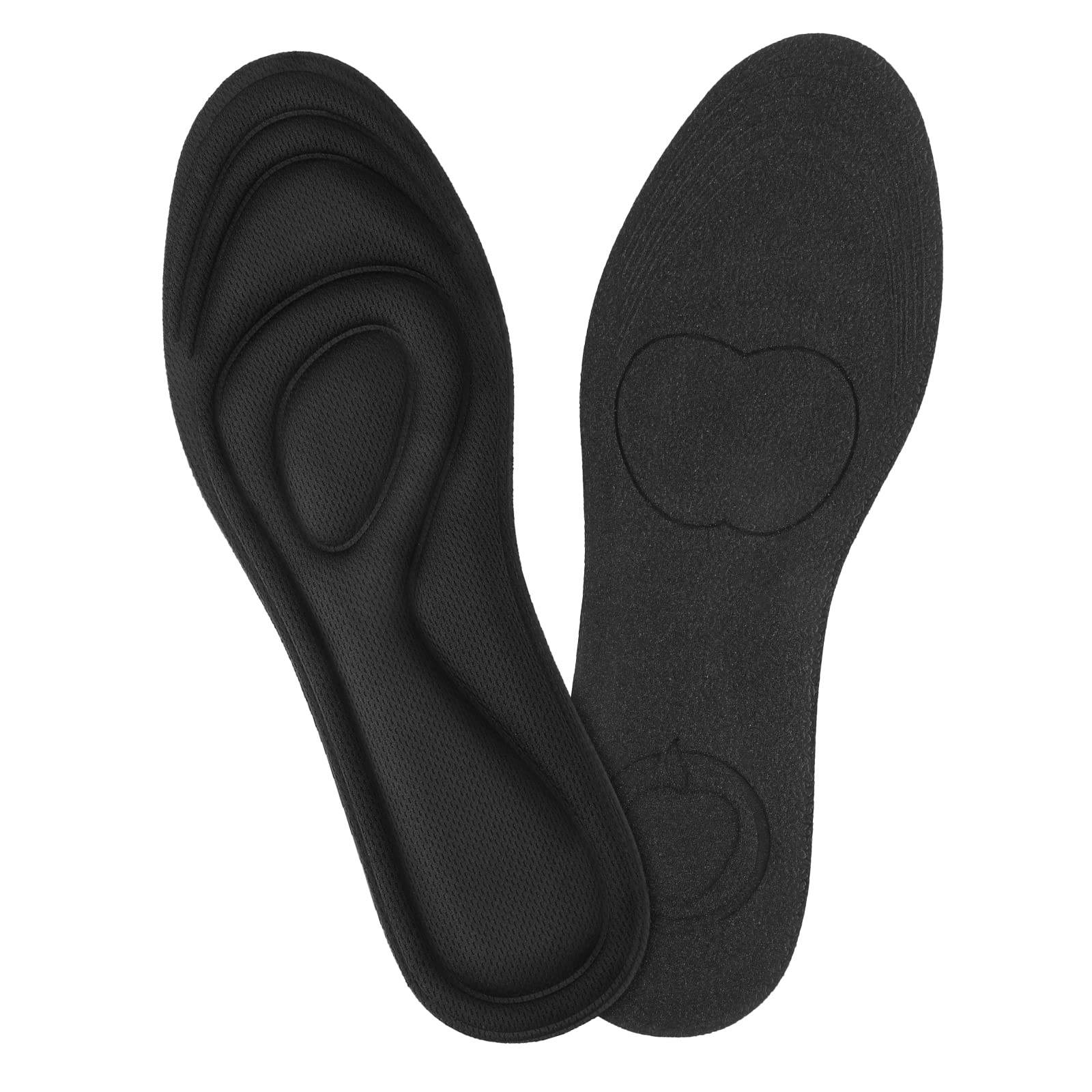 Amazon.com: WLLHYF 1Pair Memory Foam Insoles Comfort Cushioning Shoe ...