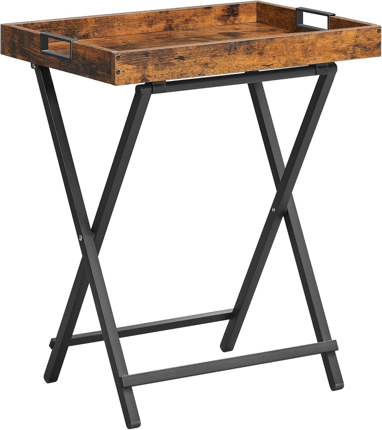 Amazon.com: VASAGLE TV Tray Table, Folding Table, Side Table with ...