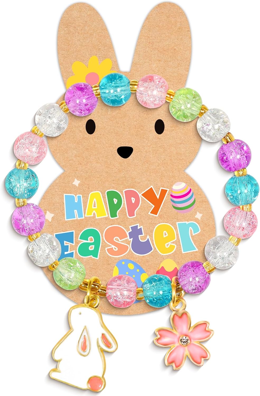 Amazon.com: Parma77 Easter Gifts for Kids-Adjustable Bunny Bracelet ...
