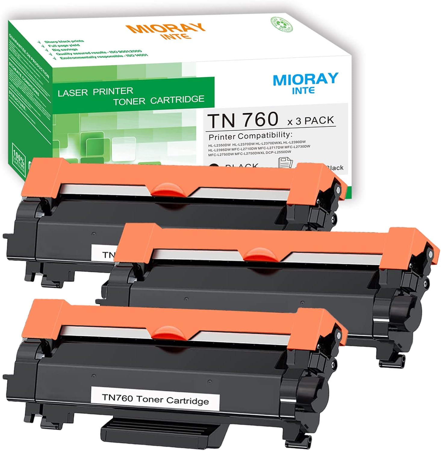 Amazon.com: MIORAYINTE Toner TN-730 TN-760 Compatible Replacement for ...