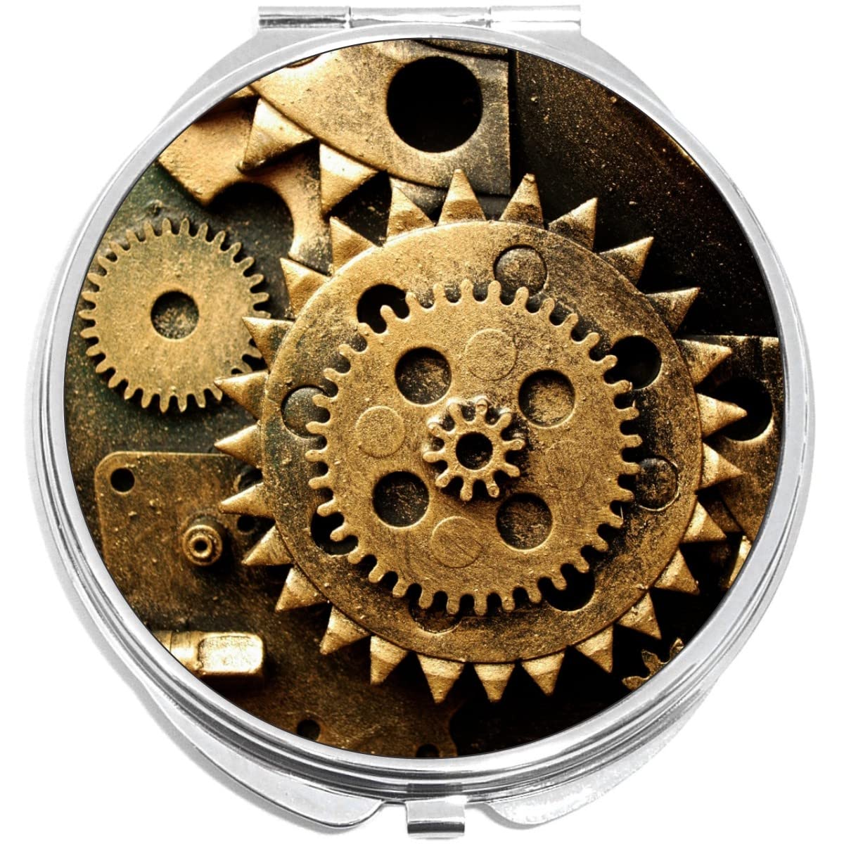 Steampunk Mirror Steampunk Mirror With Gears 56cm For Fantasy Fans