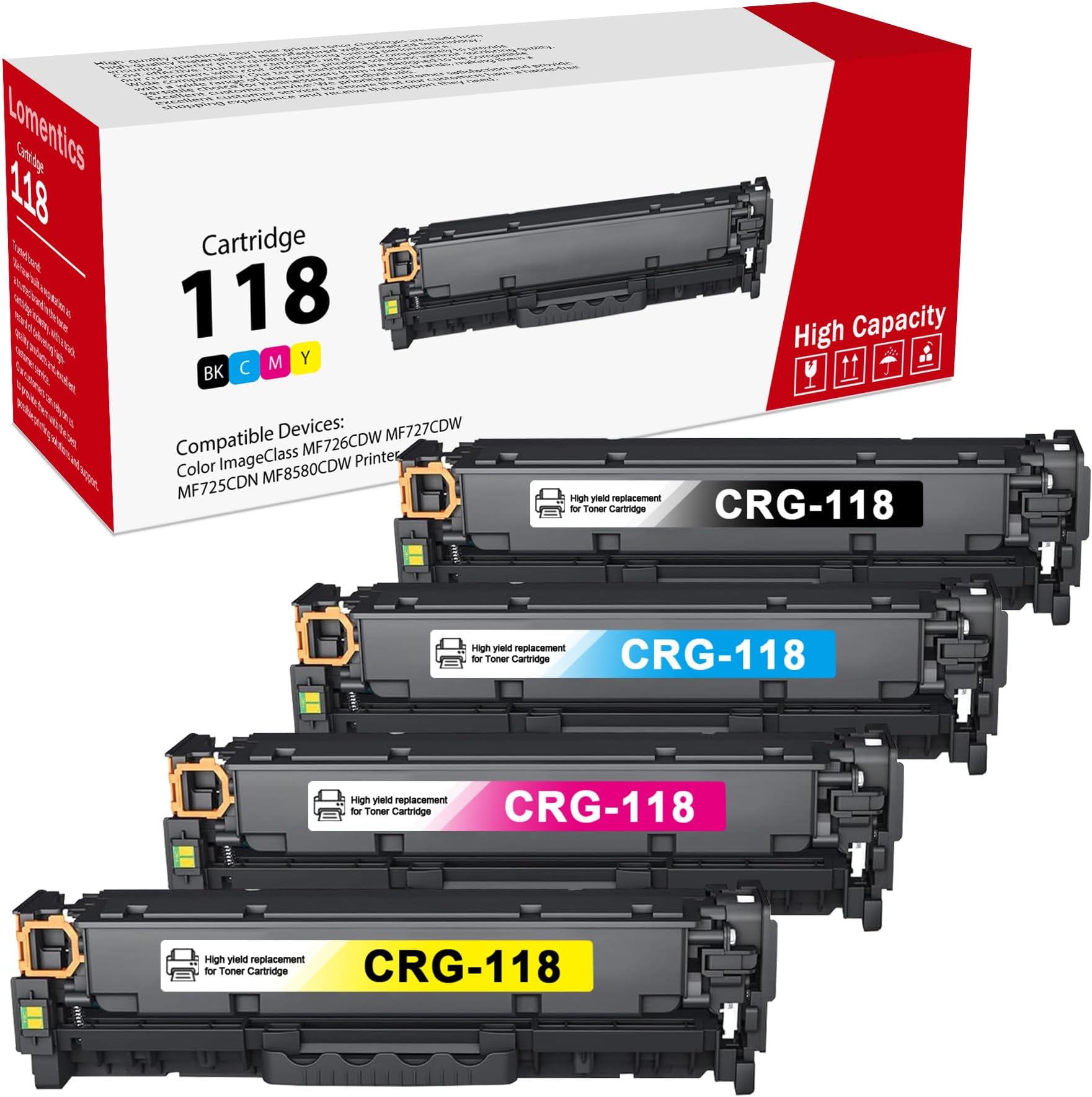 Amazon.com: Canon 118, Black Toner Cartridges (2662B004AA), Pack Of 2 ...