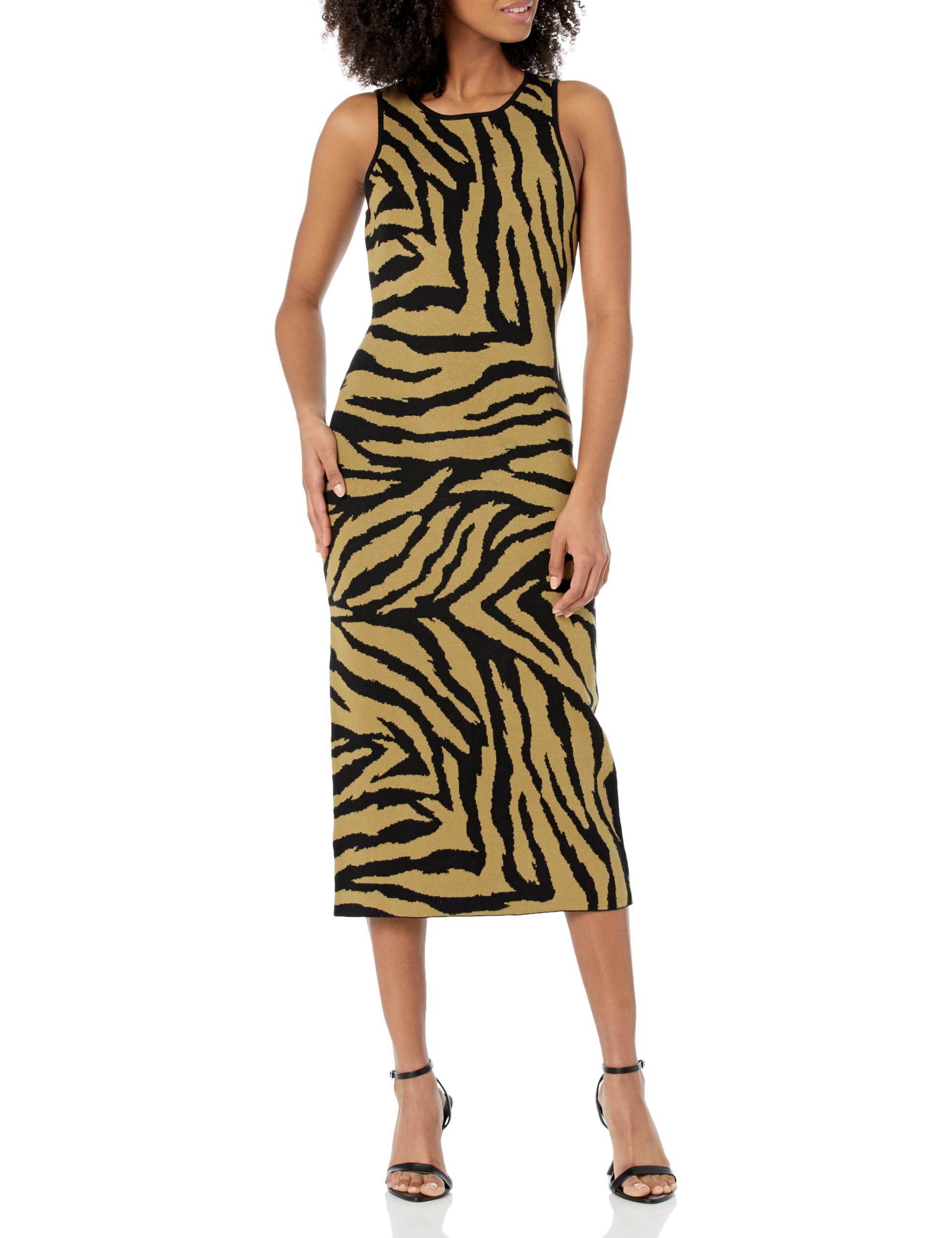 The Drop Women's Zebra Print Jacquard Dress by @coachsydcarter Large ...