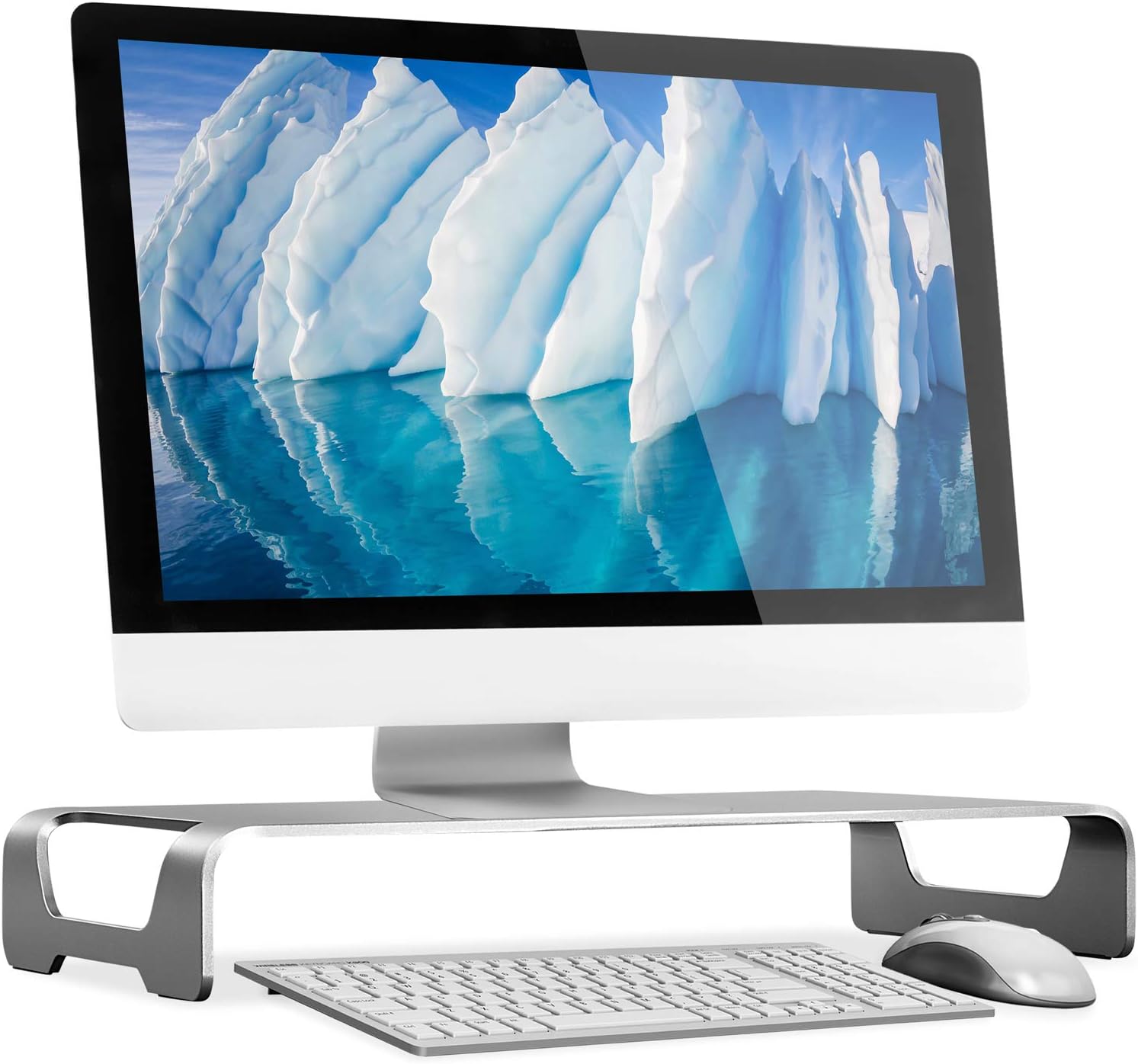 Amazon.com: Mount-It! Aluminum Monitor Stand for iMac - Wide Unibody ...