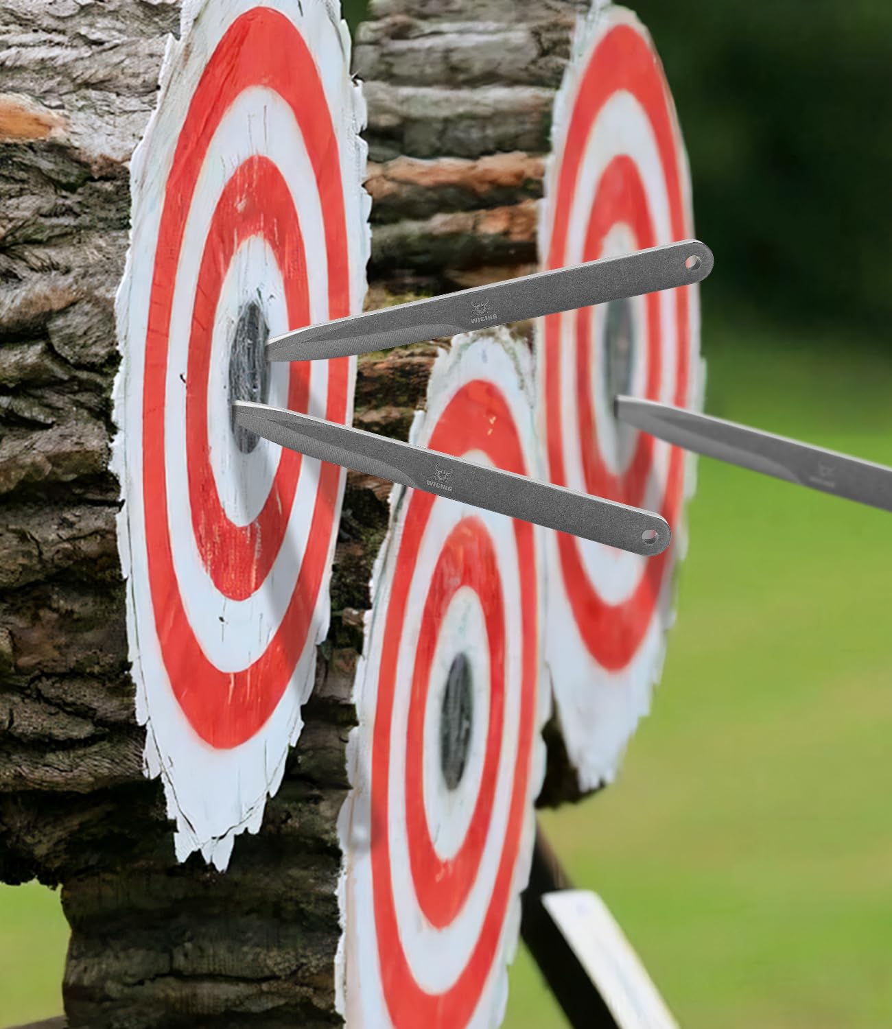 Snapklik.com : WICING 10.2 Inches Throwing Spikes, 0.236" Thick Full ...