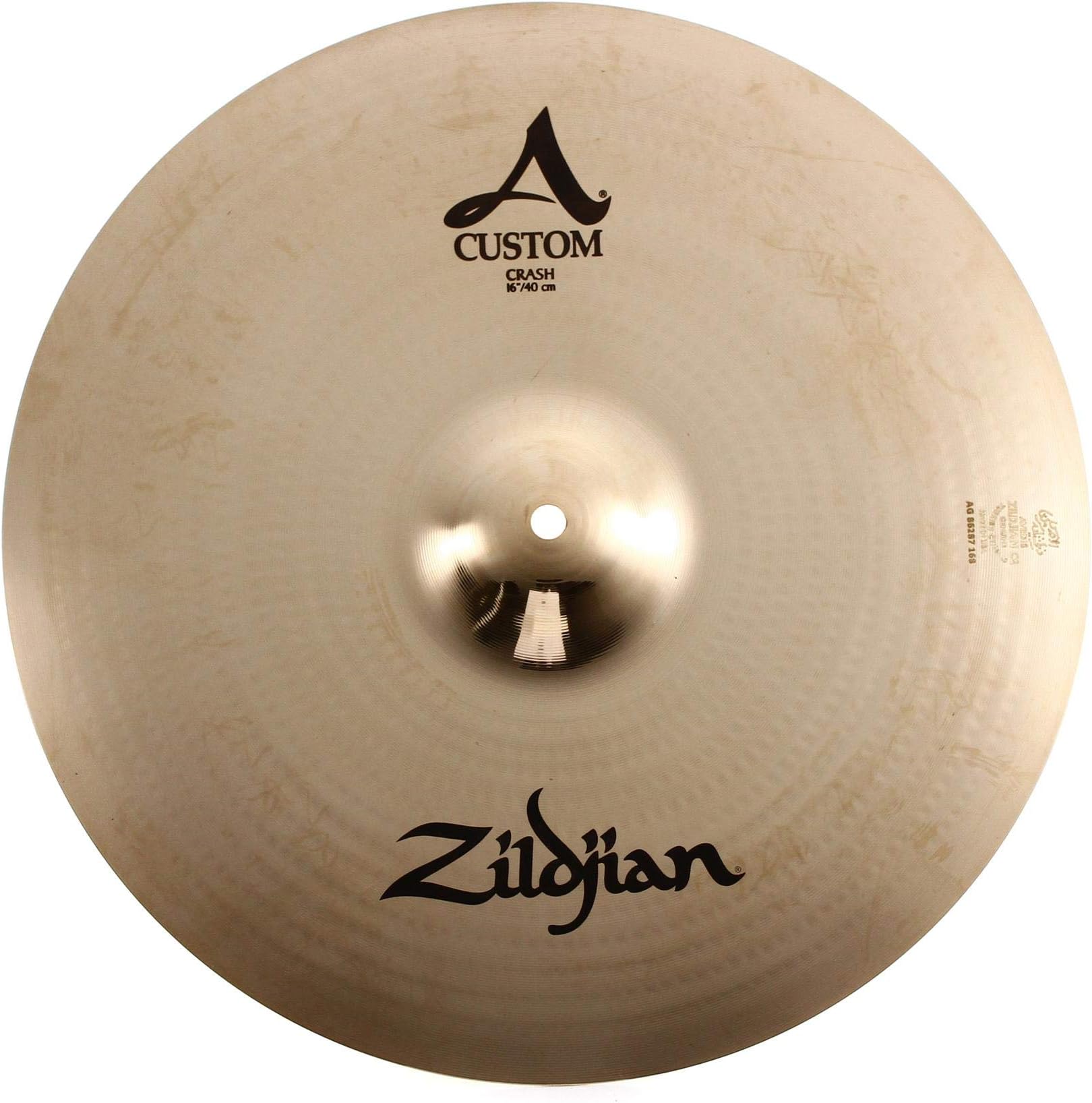 Zildjian A Custom Series - 16 Inch Crash Cymbal - Brilliant finish ...