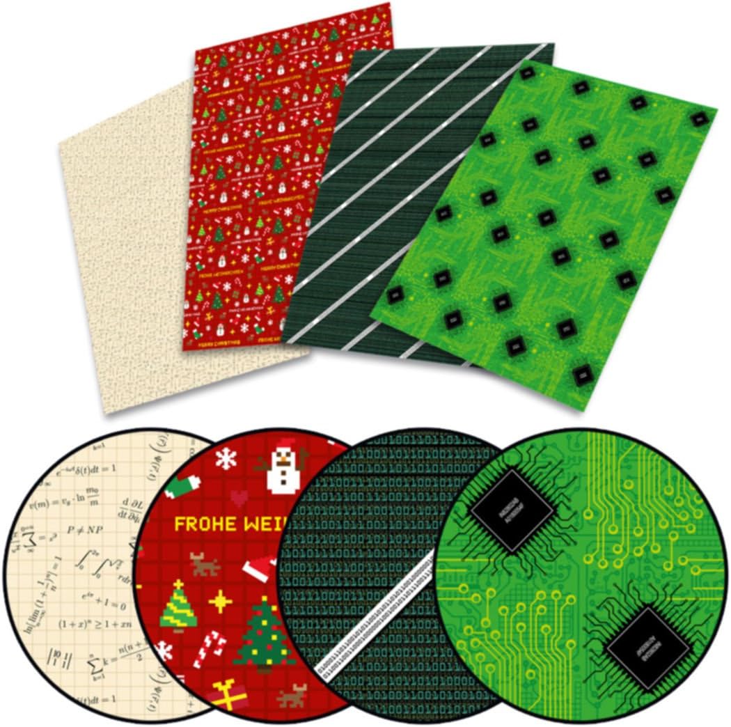 Geek Wrapping Paper : Circuit Board Set of 6 : Amazon.co.uk: Stationery ...