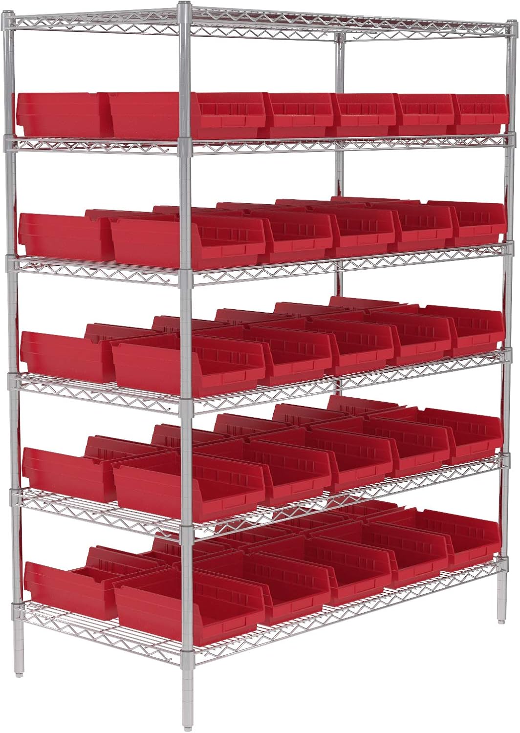 Buy Akro-Mils - 30150RED 30150 Plastic Nesting Shelf Bin Box, (12-Inch ...