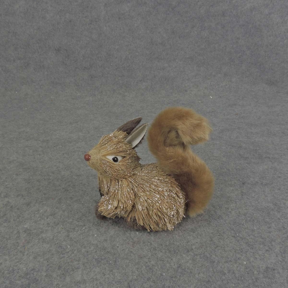 Amazon.com: 1 Pc, 5" Tall & 5" Wide Artificial Lying Sisal Squirrel ...