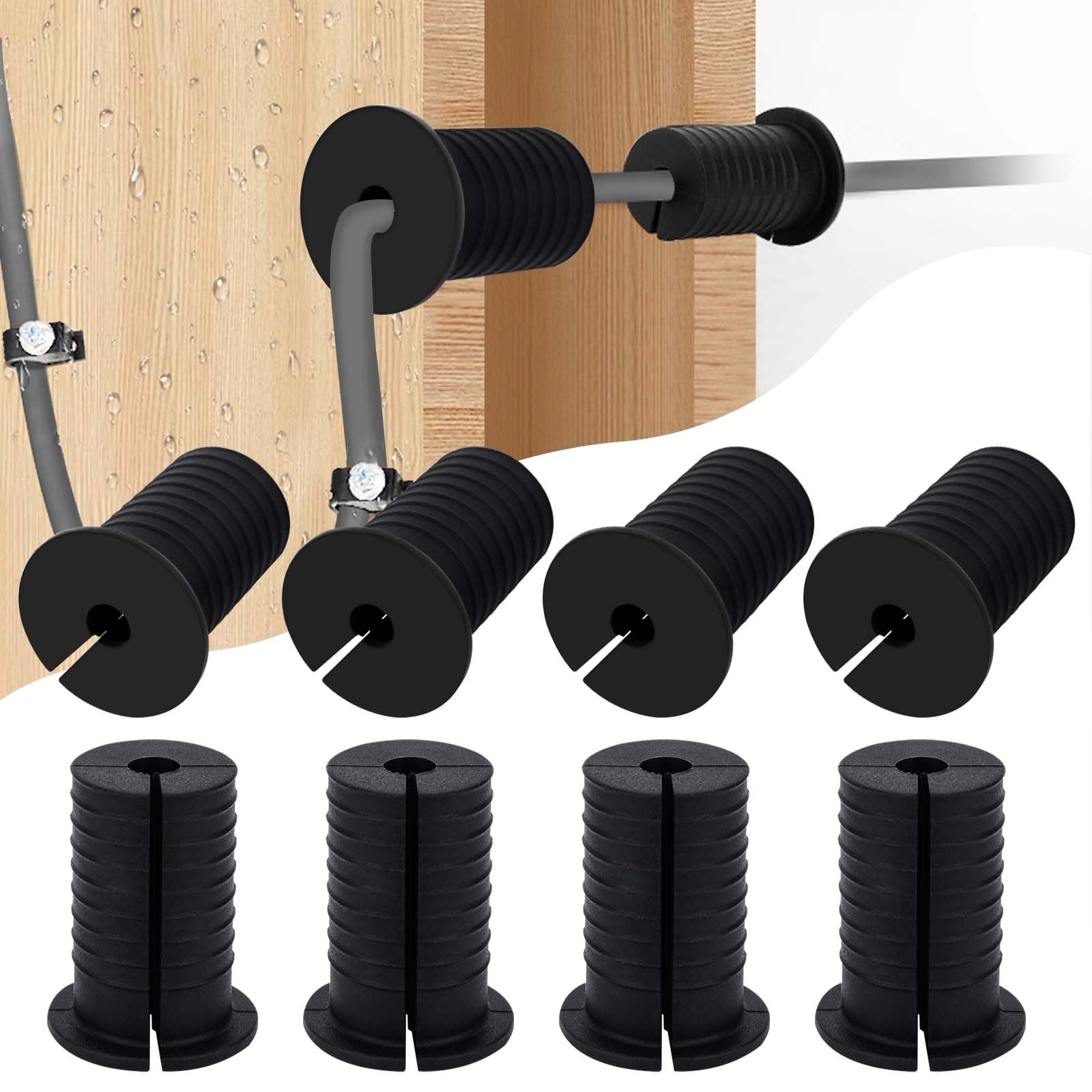 Amazon.com: MYZHRE 10 PCS Starlink Cable Routing Kit for 1 Inch Wall ...