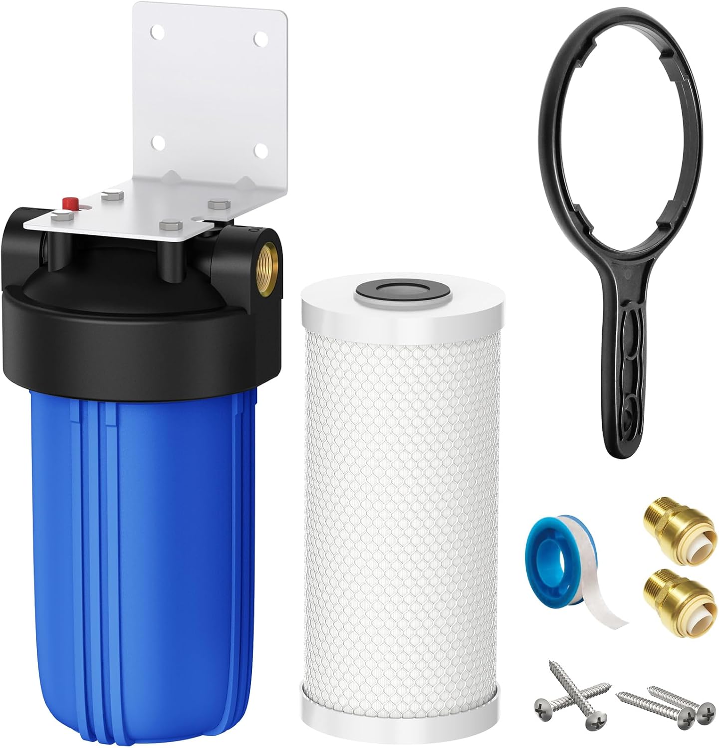 Kintim Whole House Water Softener Alternative, 4-Layer Scale Prevention ...