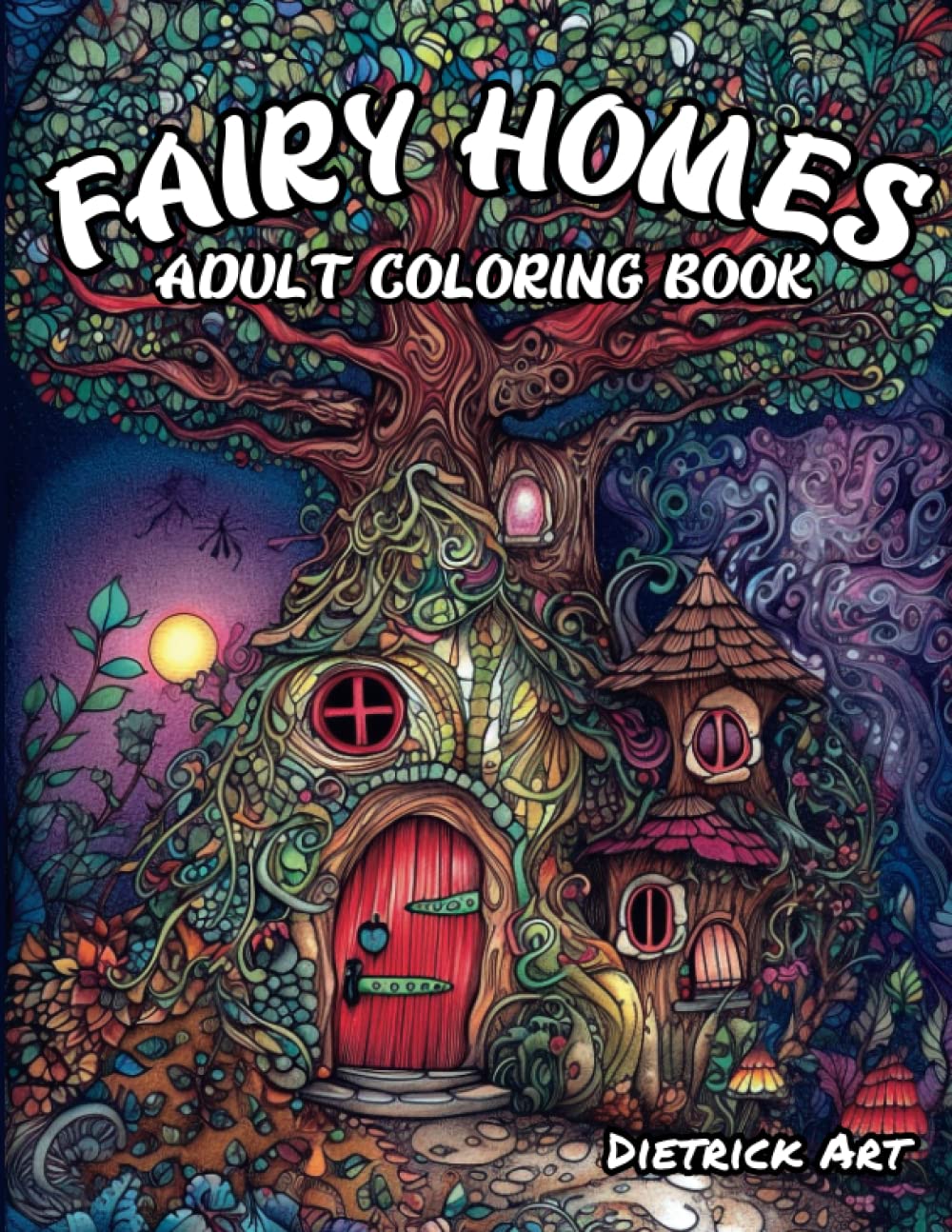 Amazon.com: Fairy Homes Adult Coloring Book: Beatiful Grayscale and ...