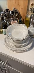 Amazon.com: Zak Designs Melamine Dinnerware Set, 12-Piece, Service for ...