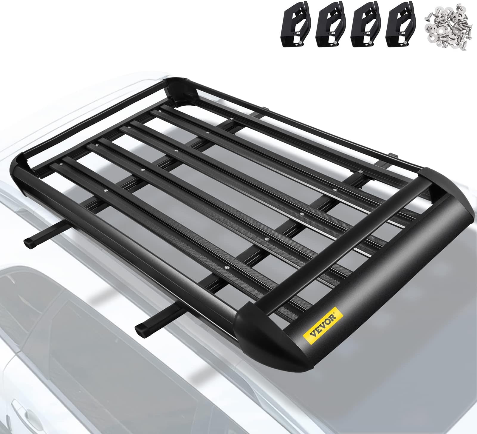 Summile 64x40 Inch Universal Roof Basket Aluminum Roof Rack Basket Roof ...