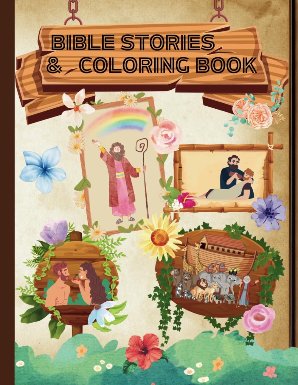 Kids Bible Story and Coloring Book: Precious Old Testament and New ...