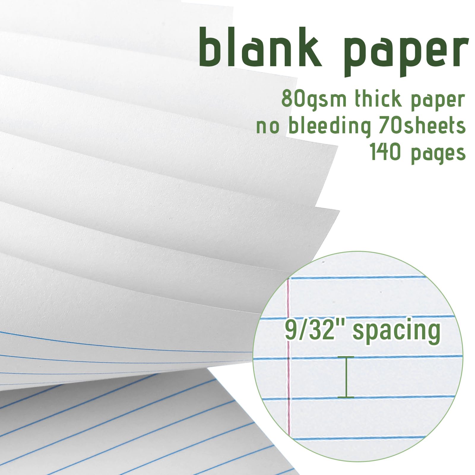 Maitys 12 Pcs 8.5 x 11 In Office Steno Book Spiral Steno Books College ...