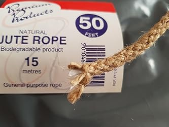 PREMIUM JUTE ROPE 15M PPJ01 : Amazon.co.uk: DIY & Tools