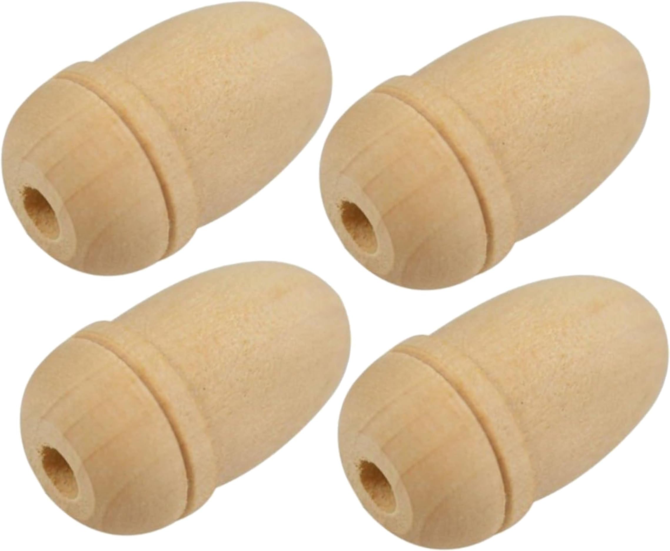 Wooden Curtain Pull Blind Cord Acorn Solid Small Wood Acorn Cord Tassel ...