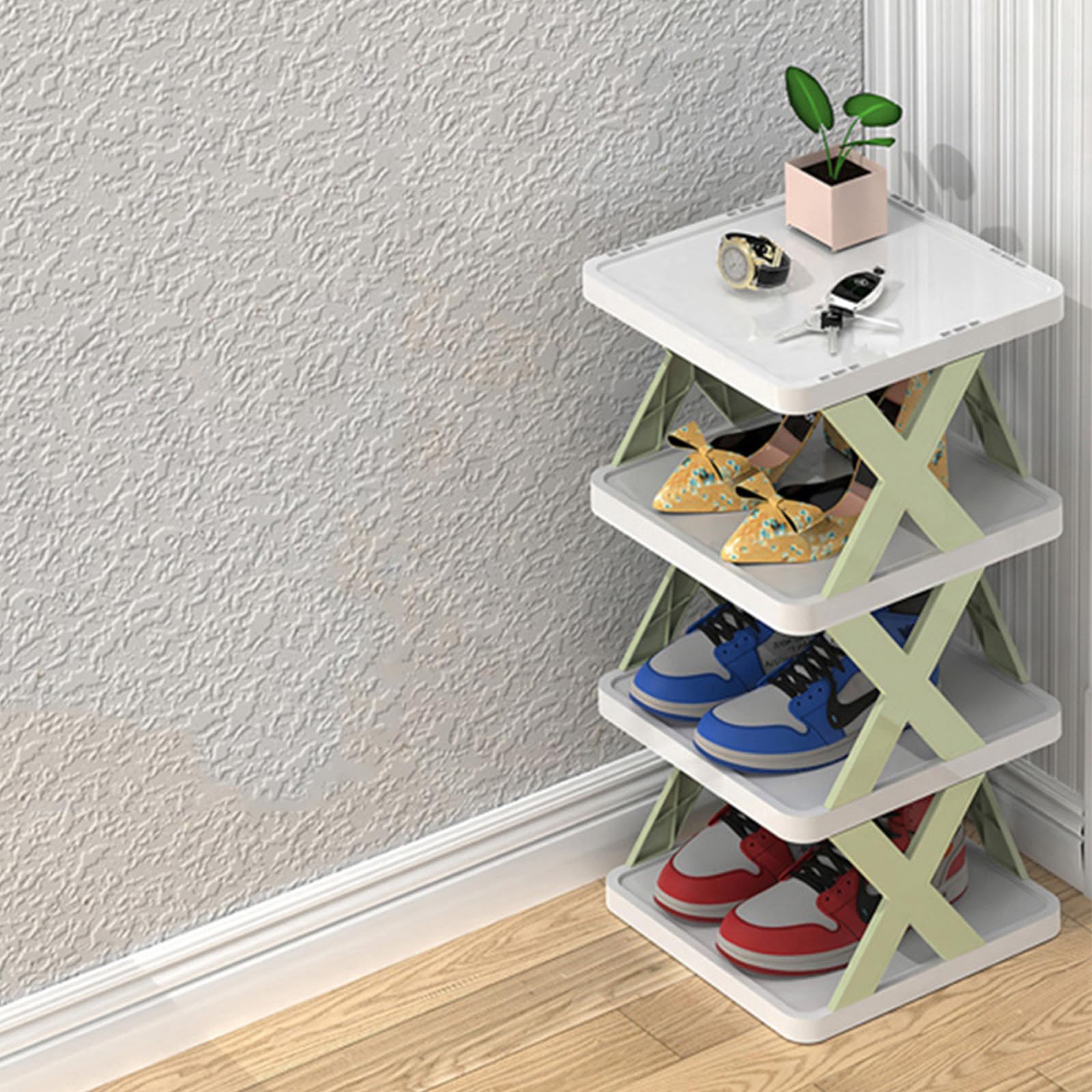 Amazon.com: Japelessor Multi-Layer Shoe Rack Storage Organizer ...