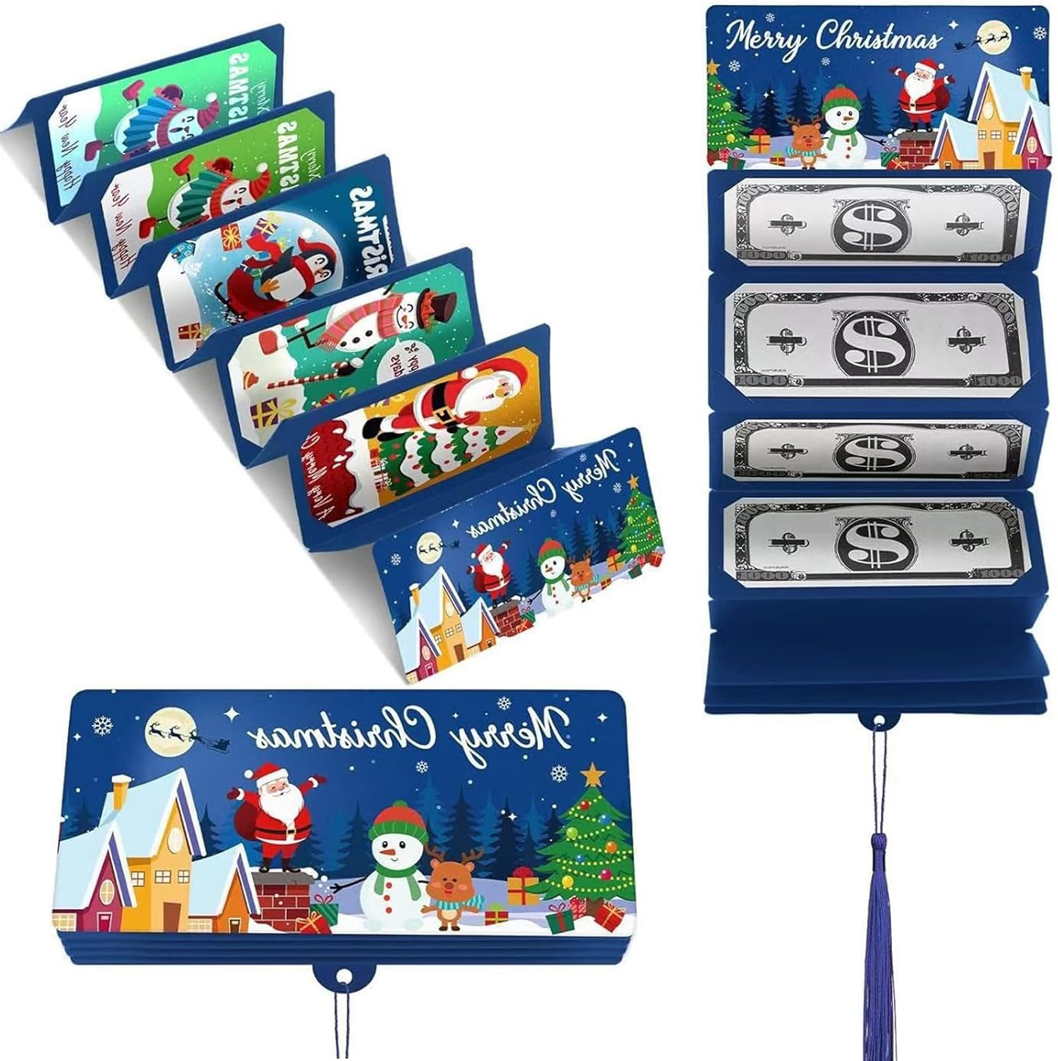 Amazon.com: 2026 New Christmas Cash Gift Envelope, Holiday Money Holder ...