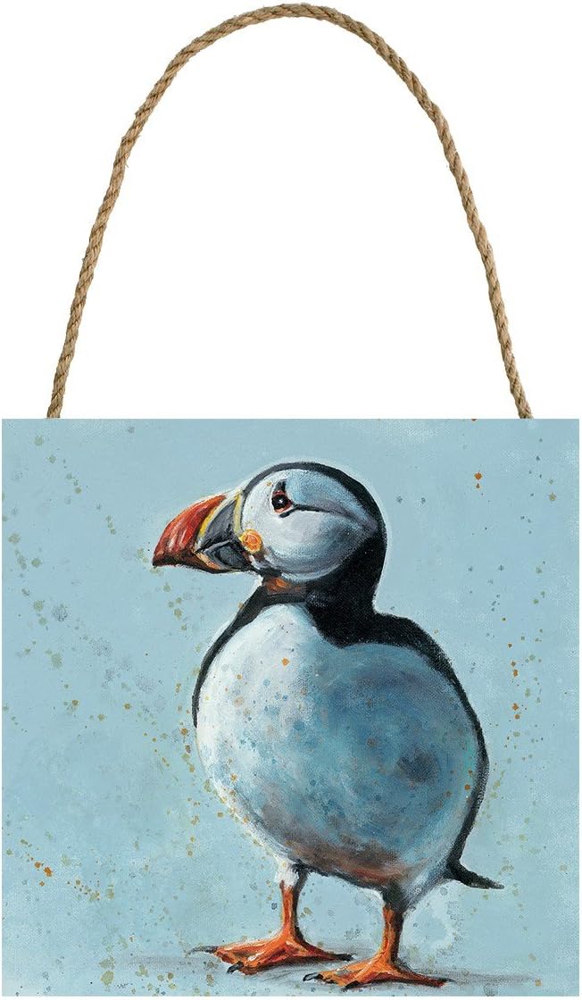 Amazon.com: Louise Brown" Sea Parrot Wooden Wall Art, Multi-Colour, 20 ...