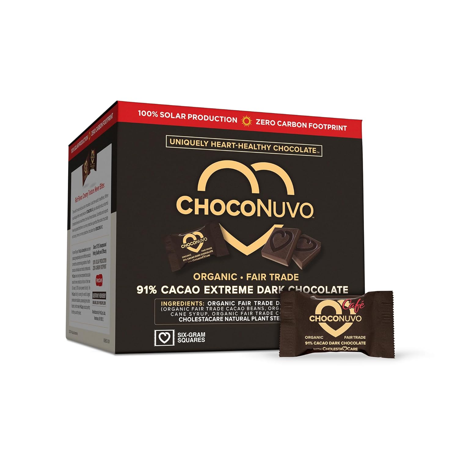 Amazon.com: ANDREW LESSMAN ChocoNuvo Café 91% Cacao 180 Pieces ...