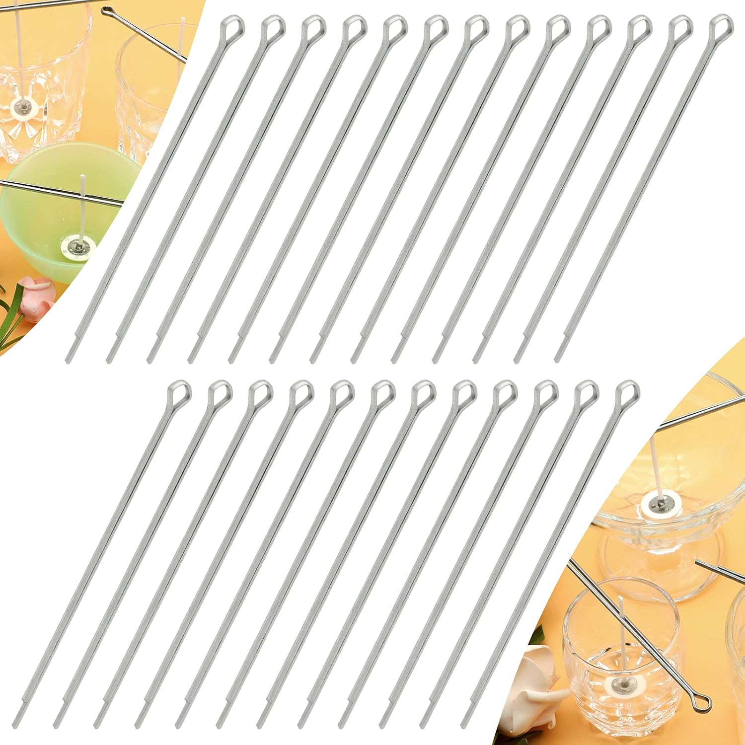 Amazon.com: Candel Wick Holders, 4.7 Inch Wick Holders for Candle ...