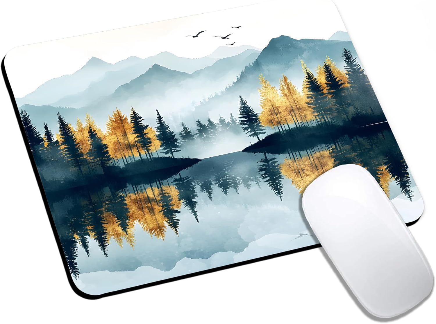 Amazon.com: Mouse Pad, Cute Abstract Mountain Forest Mouse Pads for ...