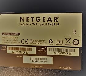 Amazon.com: NETGEAR FVS318 ProSafe VPN Firewall 8 with 8-Port 10/100 ...
