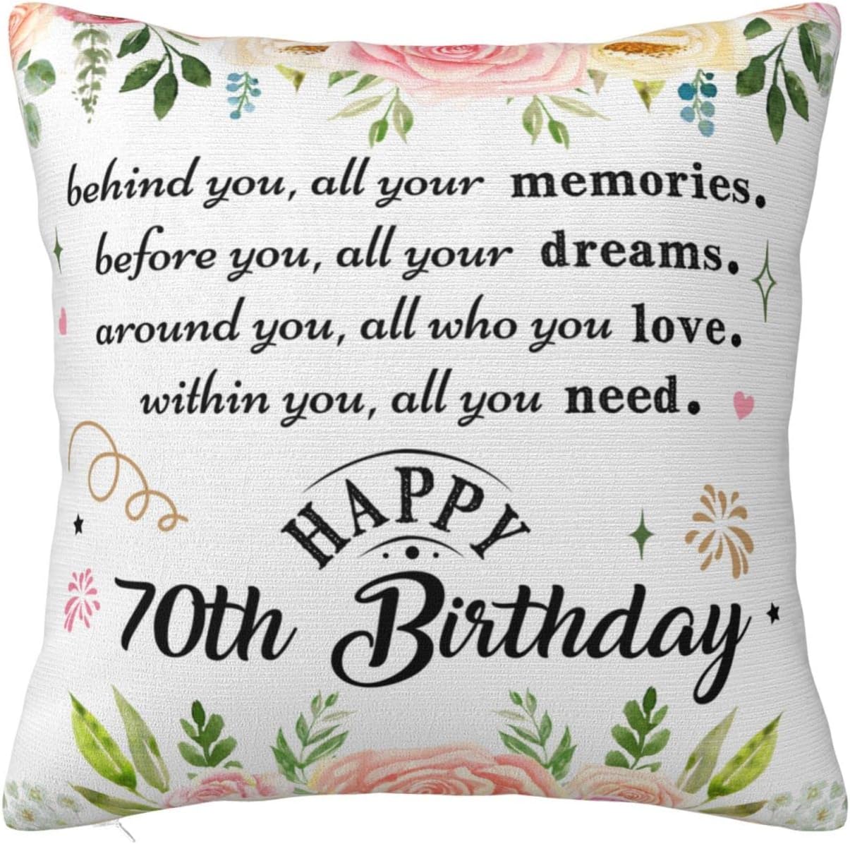 Amazon.com: Agkubc 70th Birthday Decorations for Women 70th Birthday ...