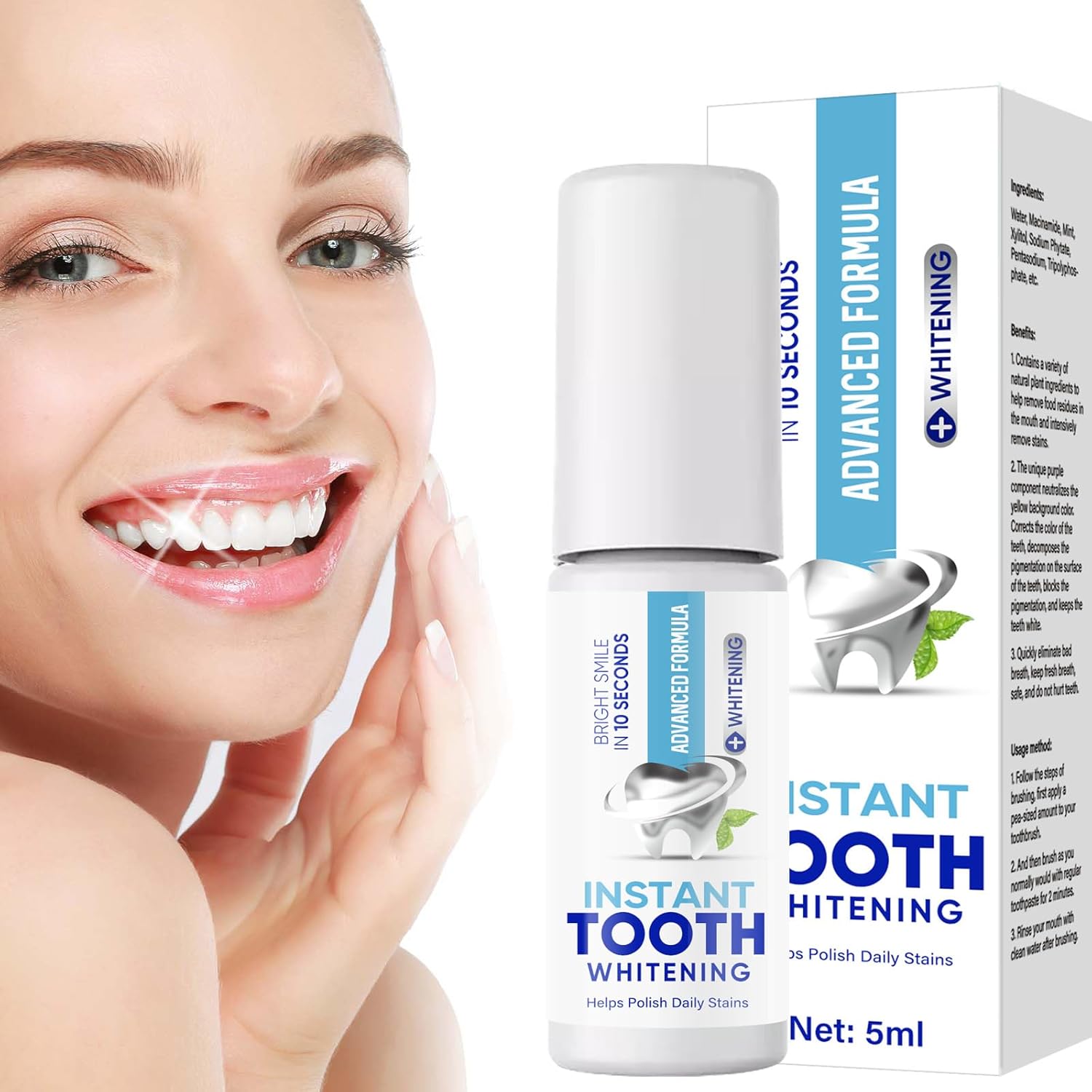 Amazon.com: Tooth Paint, Professional Teeth Whitening Paint, Quick ...