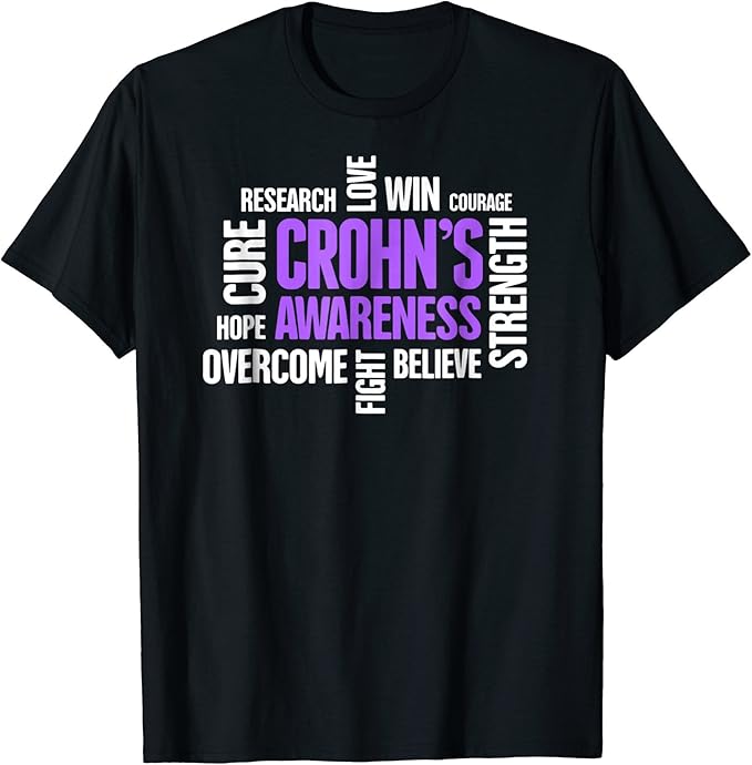 Amazon.com: Crohn's Awareness Present - Crohn's Disease T-Shirt: Clothing