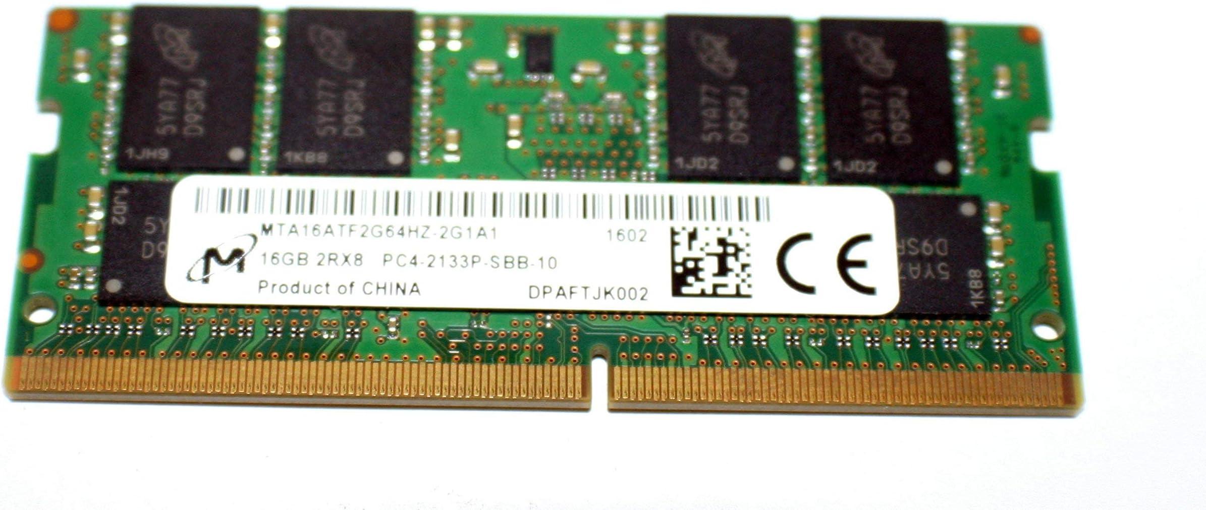 Crucial 16GB Single DDR4 2133 MT/s (PC4-17000) DR x8 SODIMM 260-Pin ...