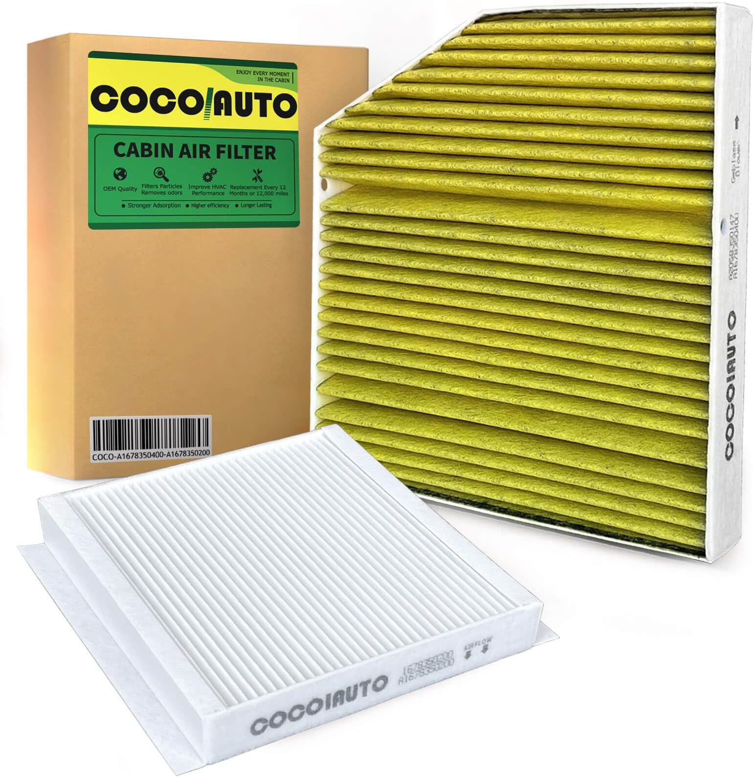 Amazon.com: COCOAUTO Cabin air Filter kit for 2020-2023 Mercedes Benz ...