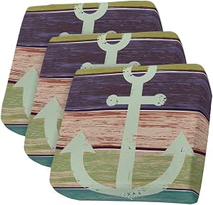 Amazon.com: Yukro Couch Cushion Covers, Anchor Vintage Color Wood Grain ...
