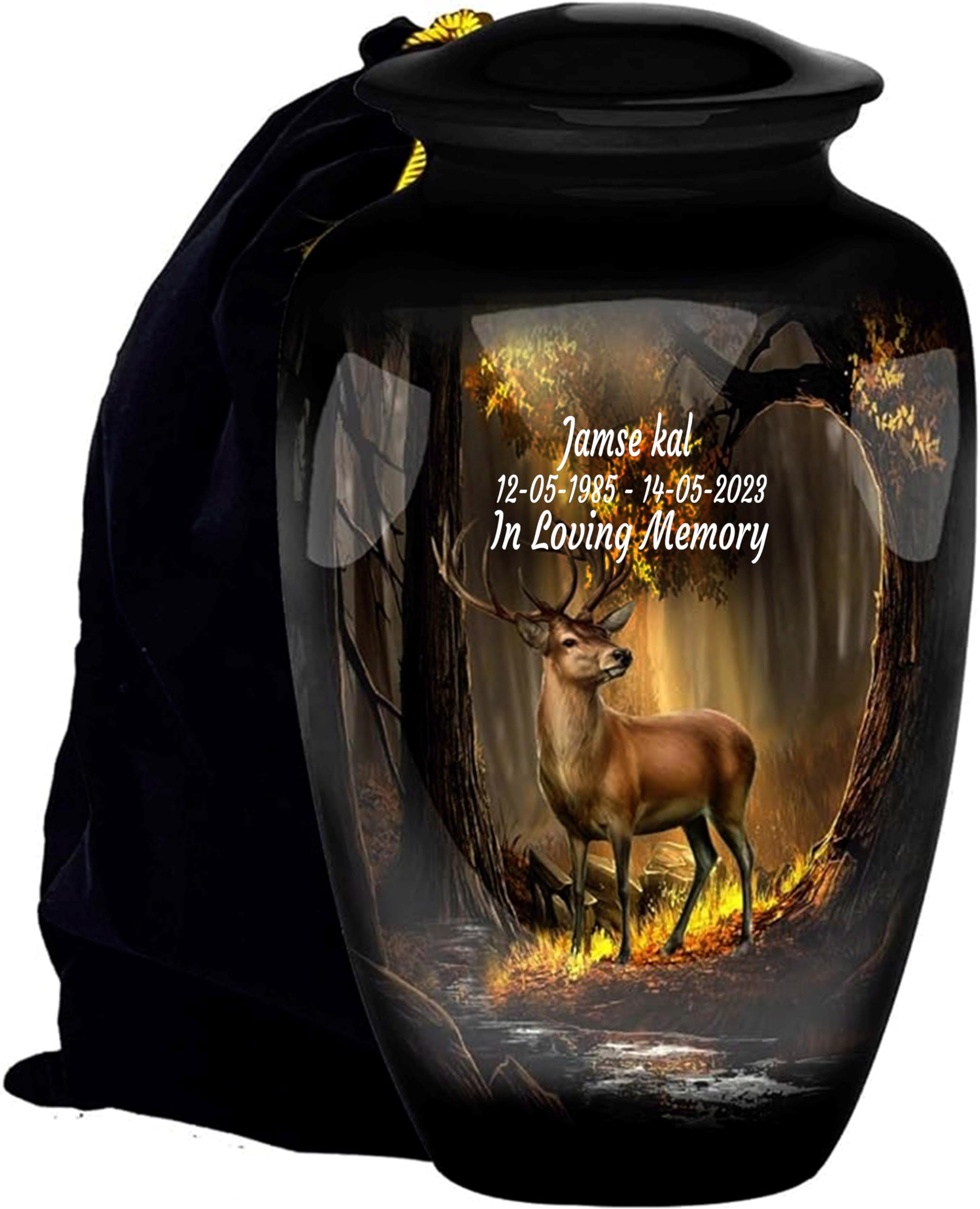 Amazon.com: Deer Funeral Cremation Urn,Deer Urn,Buck Urn, Deer ...