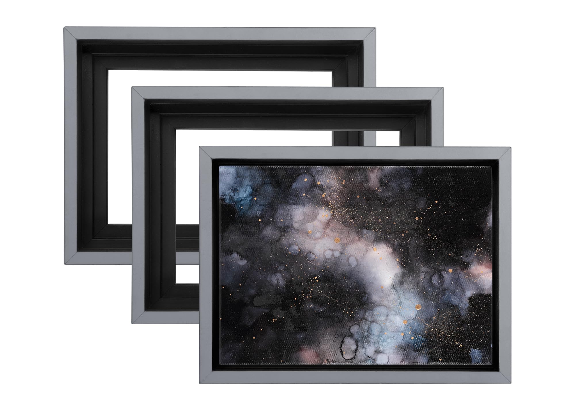 Amazon.com: Jerry's Artarama 3/4 Core Floater 3 Pack Frames for Canvas ...