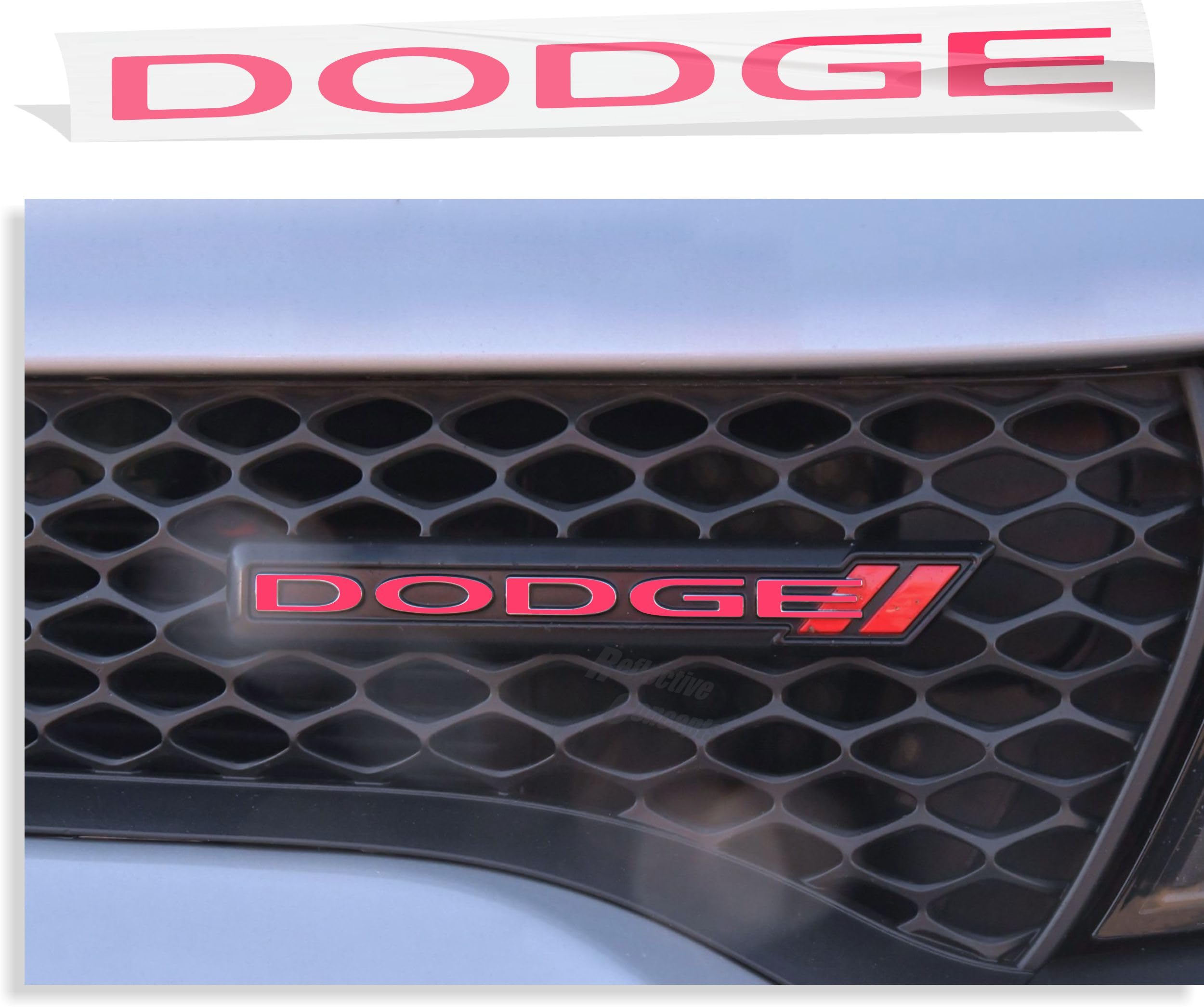 Amazon.com: Dodge Grille Emblem Overlay Decal Sticker 2013-2023 Charger ...