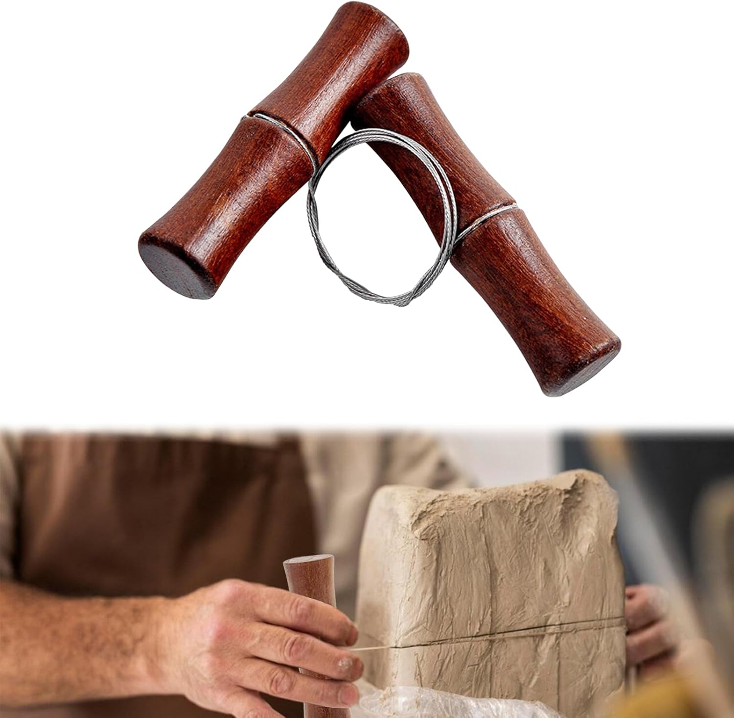 Nuqin Cutting Wire for Clay Durable Clay Cutters with Cheese Wire ...