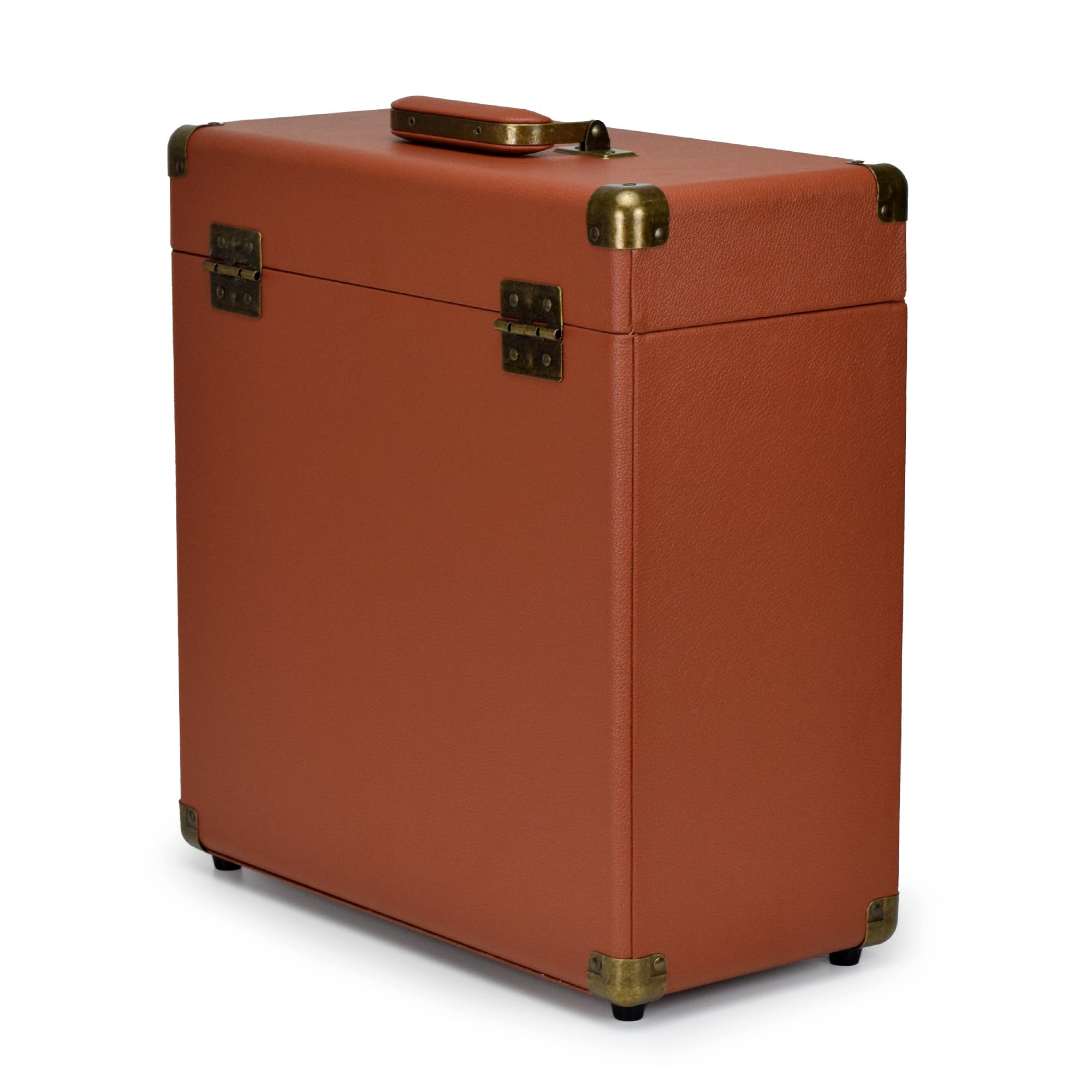 Snapklik.com : Retro Vinyl Record Storage Carrying Case, Holds 30 ...