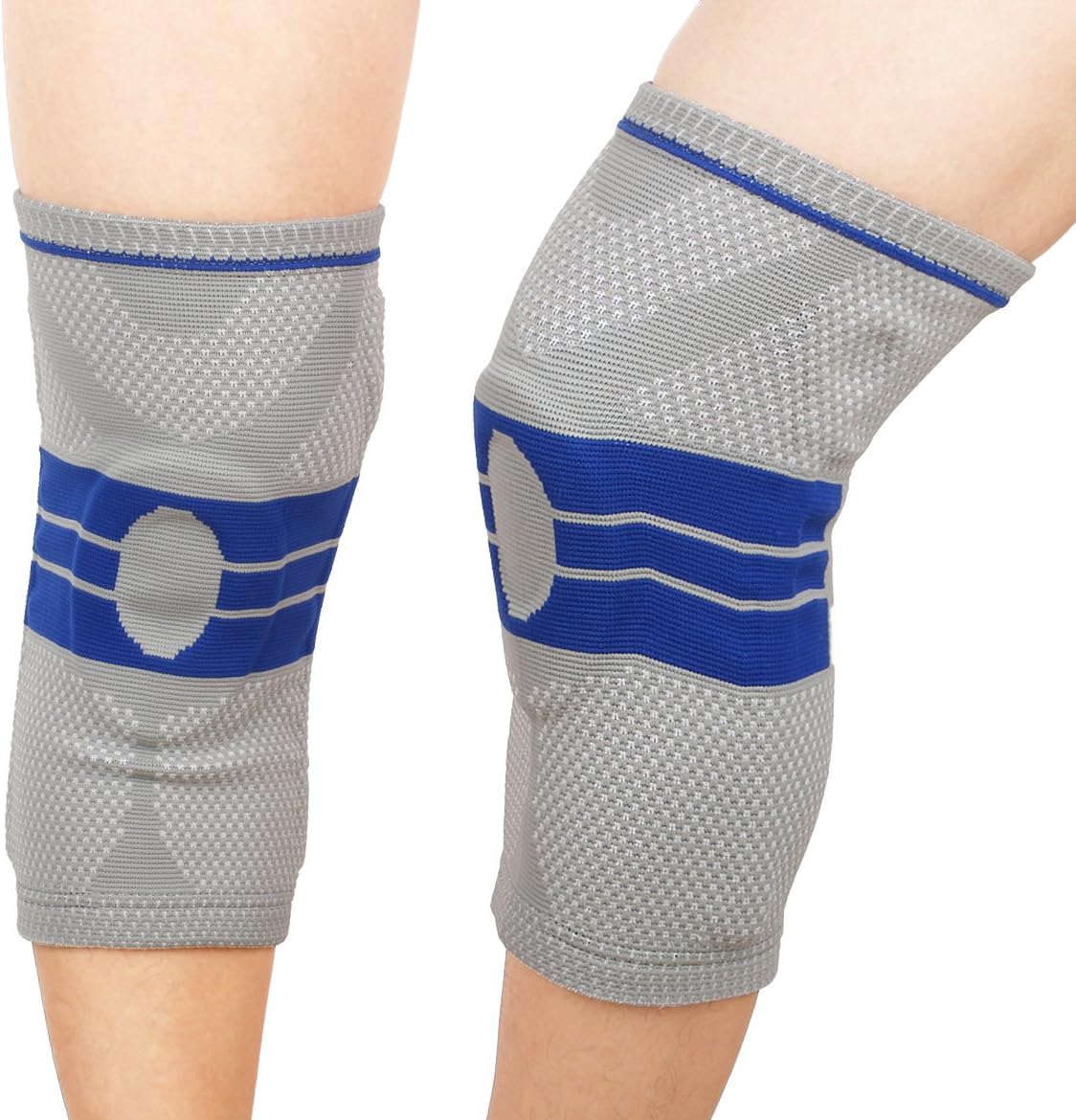 Amazon.com: AUGYMER Knee Compression Brace Support for Running ...