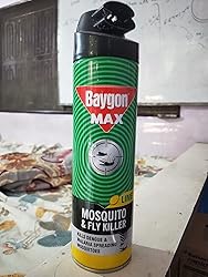 Baygon Max Mosquito and Fly Killer Spray, 400ml | Lime Fragrance ...