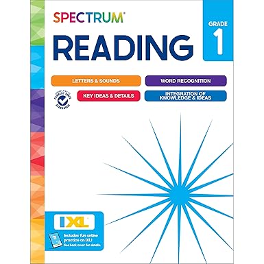 Spectrum Reading 1st Grade Workbooks, Activity Book Covering the ...