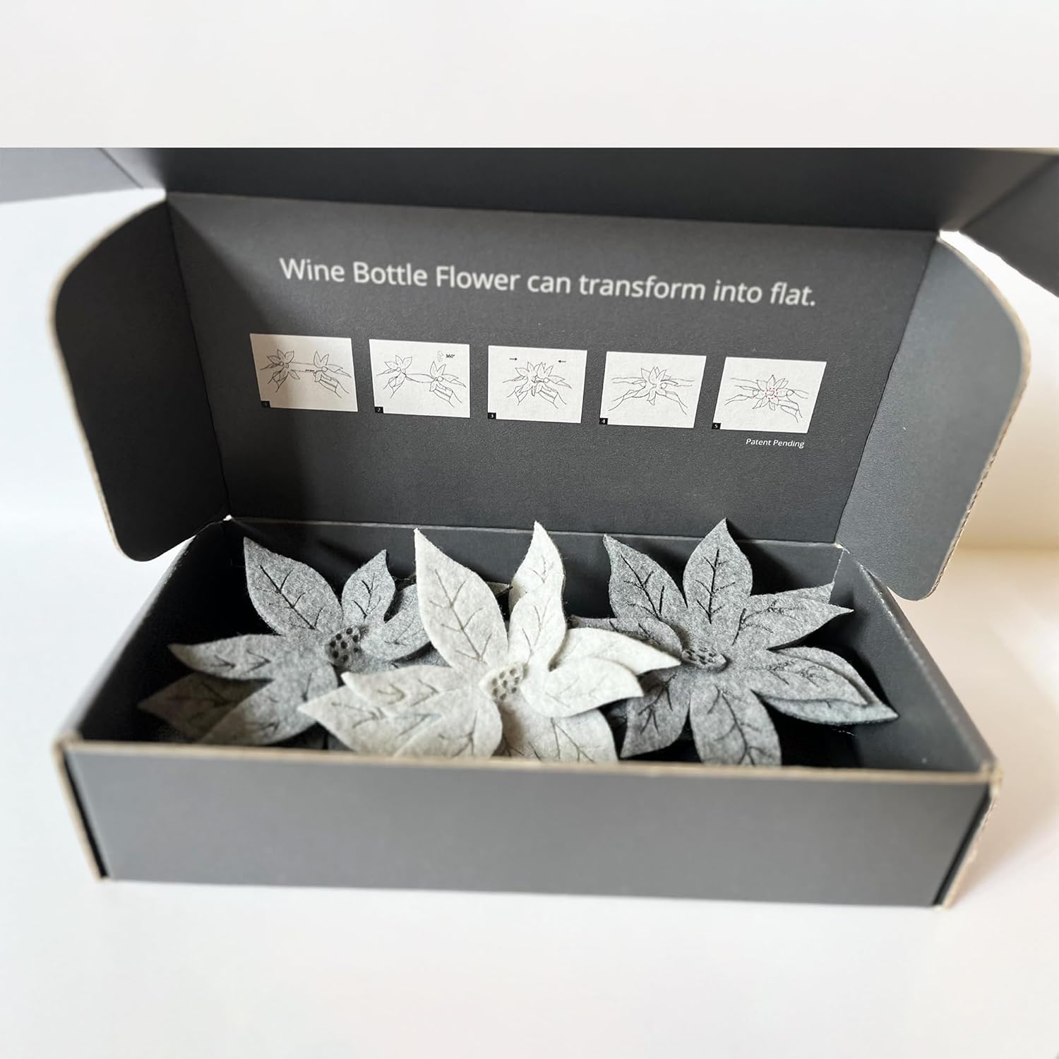 Amazon.com: Wine Bottle Flower Decorative for Wine or Champagne Gifts ...