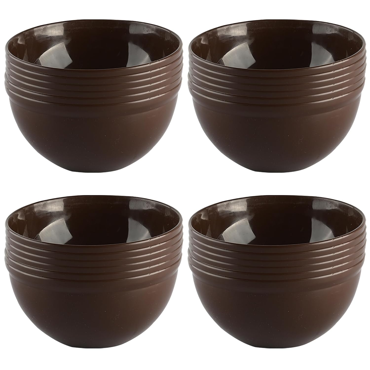 Kuber Industries Pack of 24 Microwave Safe Bowls for Serving Food ...