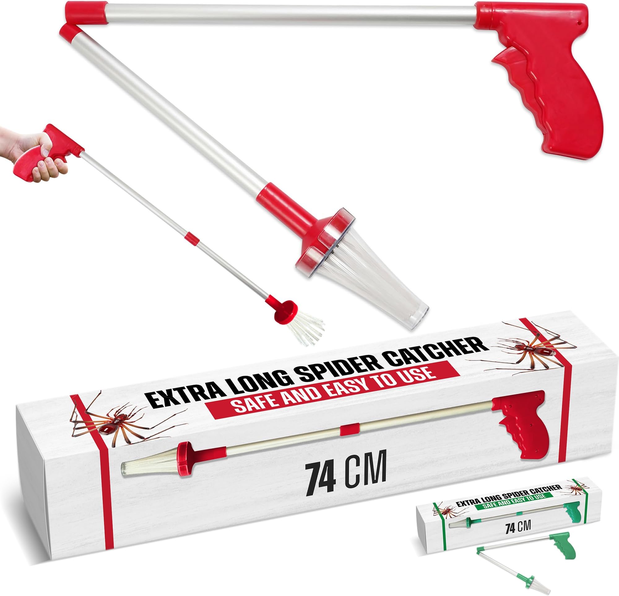 NIFTII Spider Catcher with Extra Long Handle – Humane Spider Catcher ...