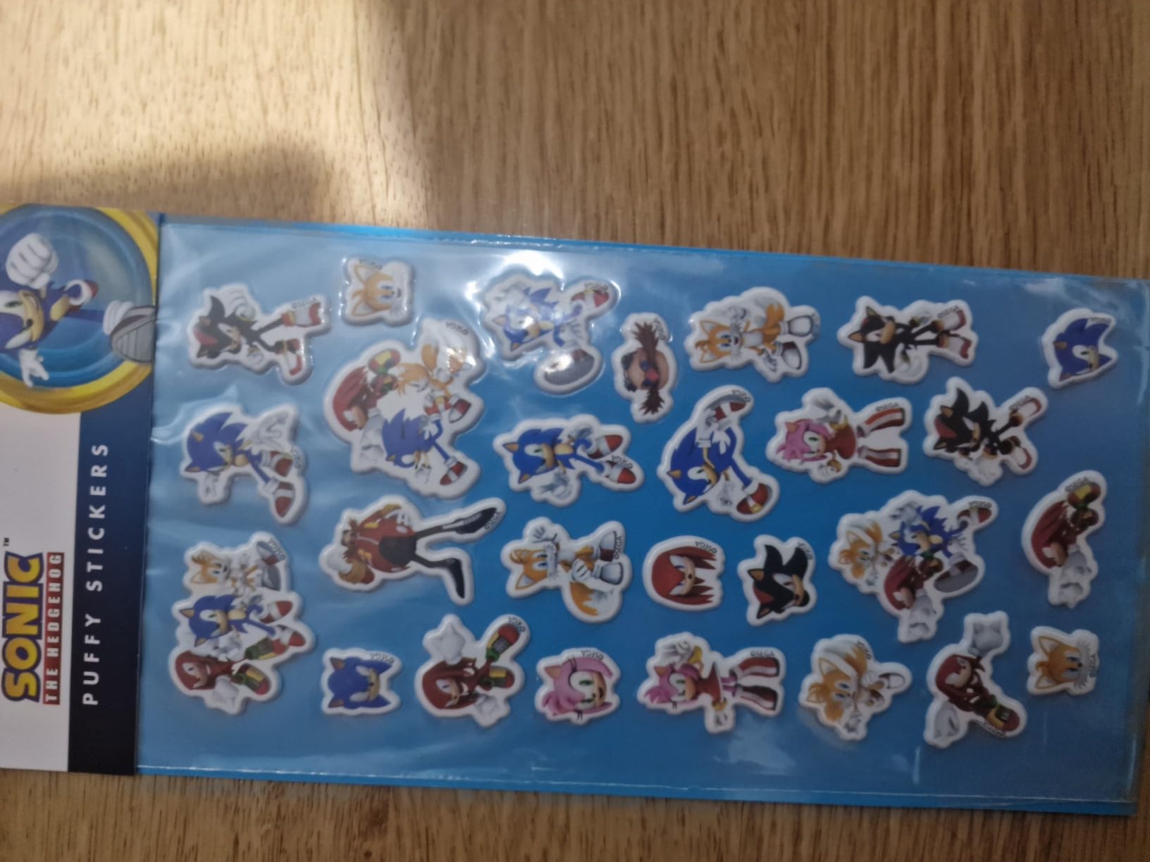 Sonic Stickers Sheet | Sonic The Hedgehog | 27 Puffy Stickers | Party ...