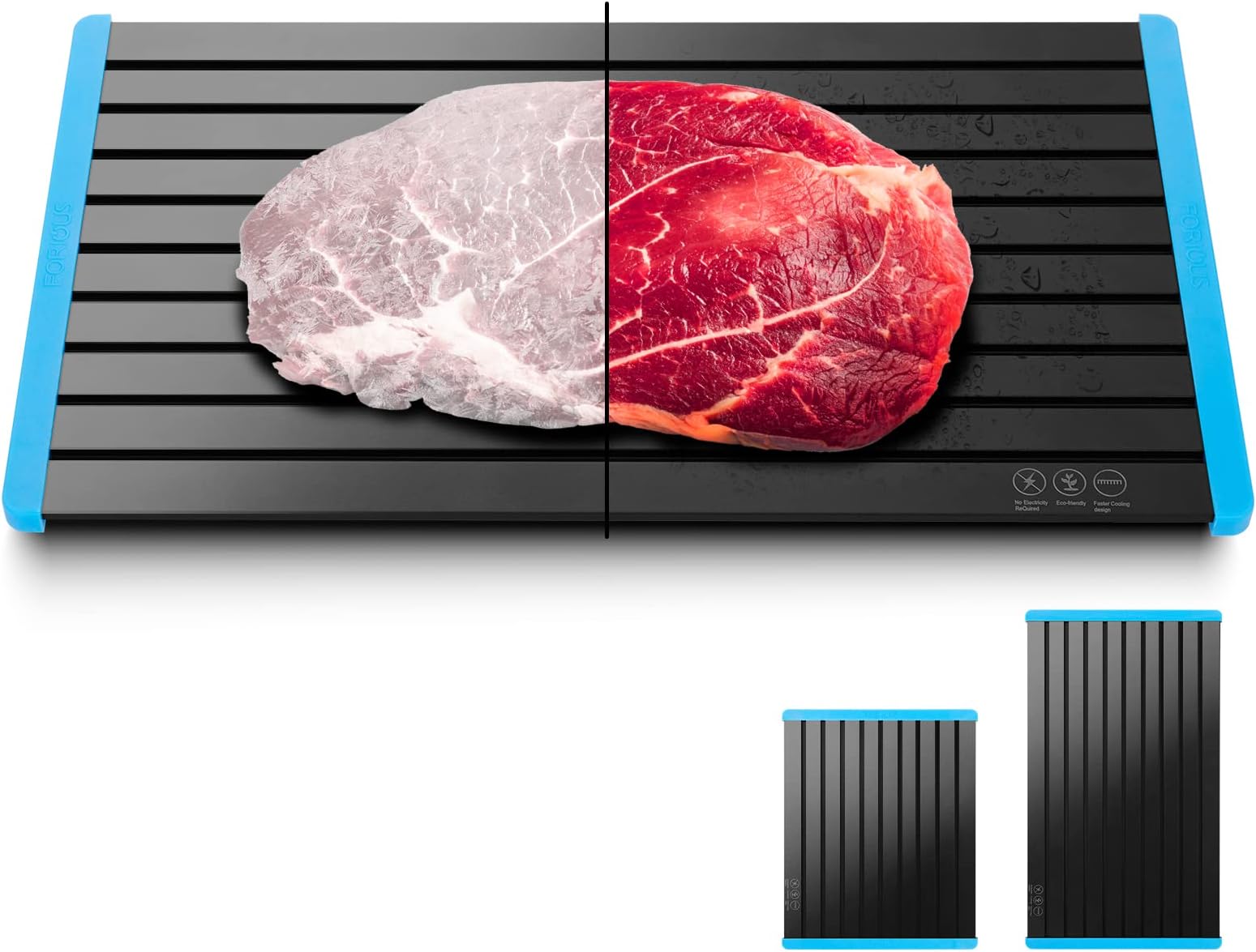 Amazon.com: BLAZIN' THAW Defrosting Tray for Frozen Meat X 2 | 14 ...